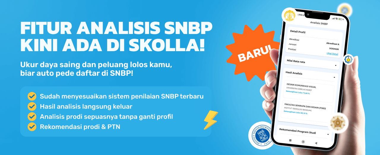 Rasionalisasi Jurusan SNBP 2025 Gratis, Akurat, dan Mudah - Skolla