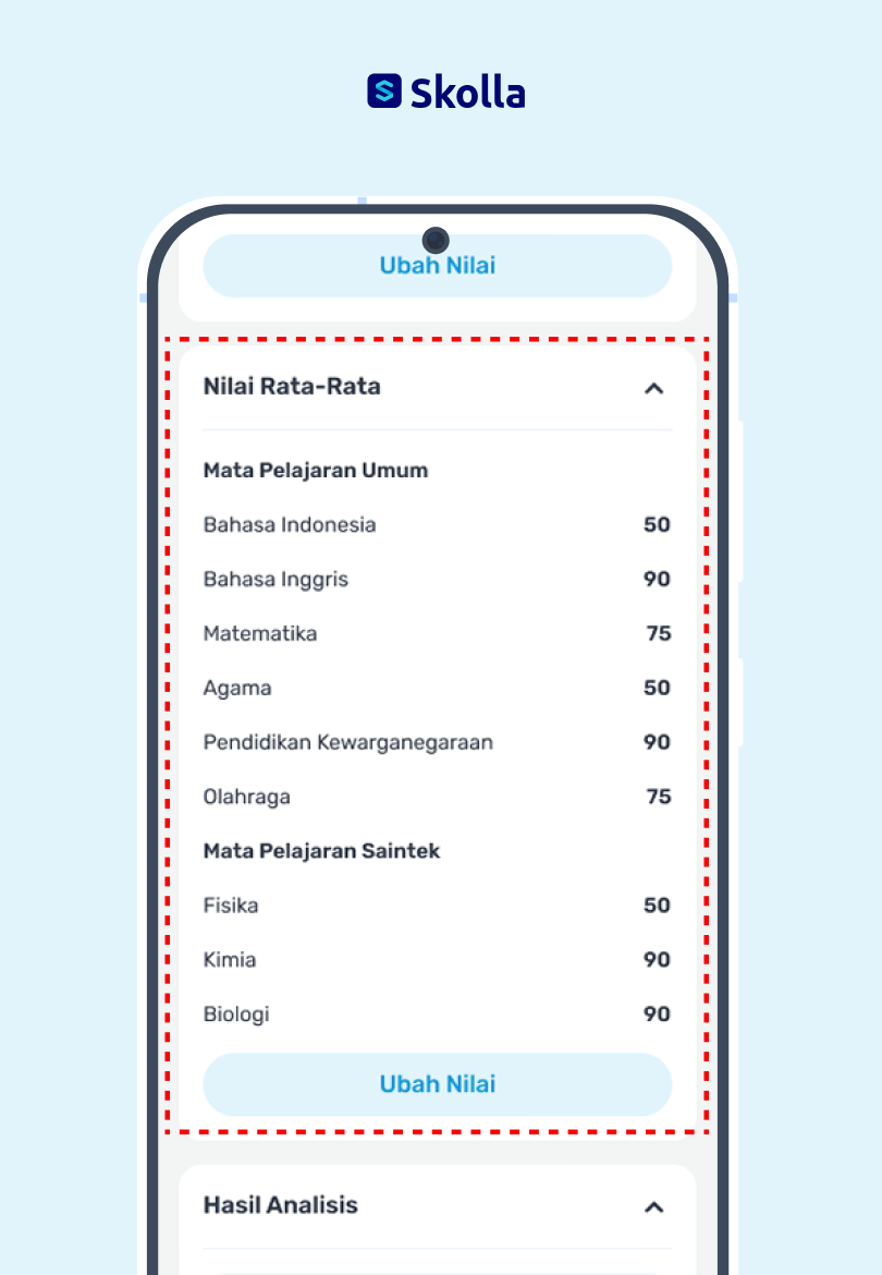 Tutorial Rasionalisasi Jurusan Skolla dan Cara Membaca Hasilnya