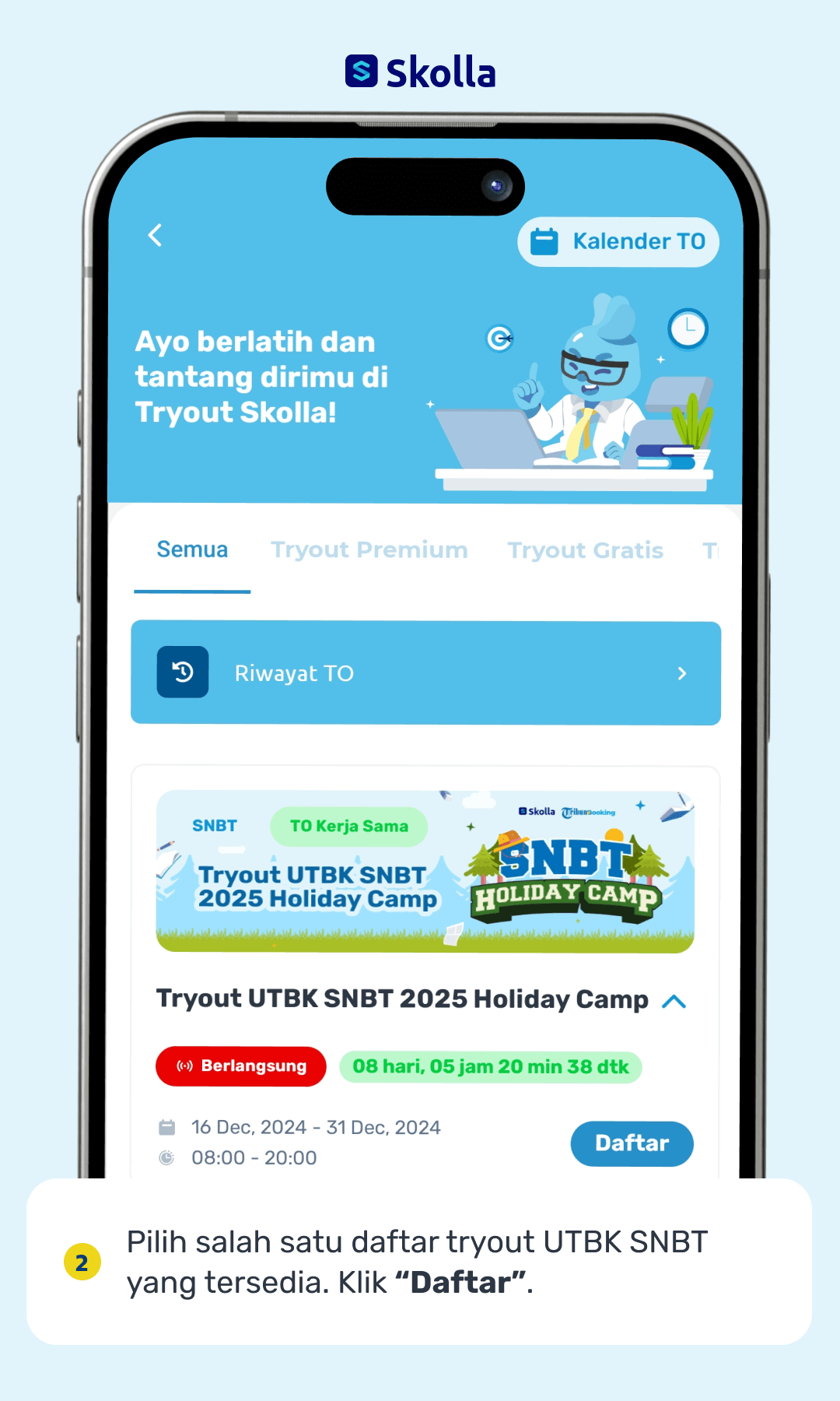 Tutorial Tryout UTBK SNBT Skolla & Cara Membaca Hasilnya